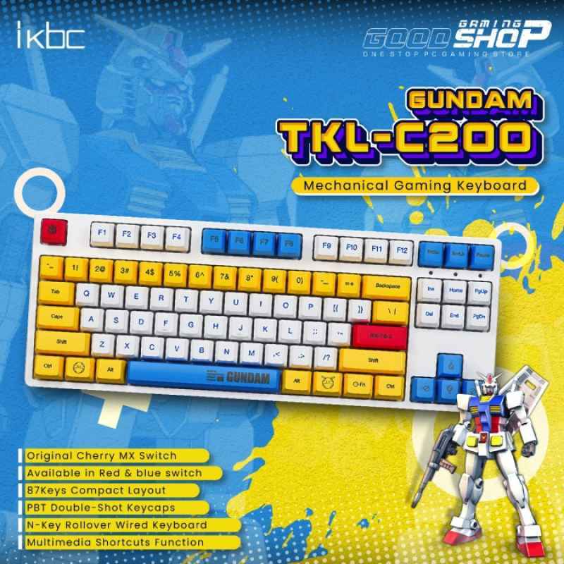 Promo iKBC GUNDAM TKL C200 Mechanical Gaming Keyboard Diskon 23% di Seller Moni Store - Duri ...