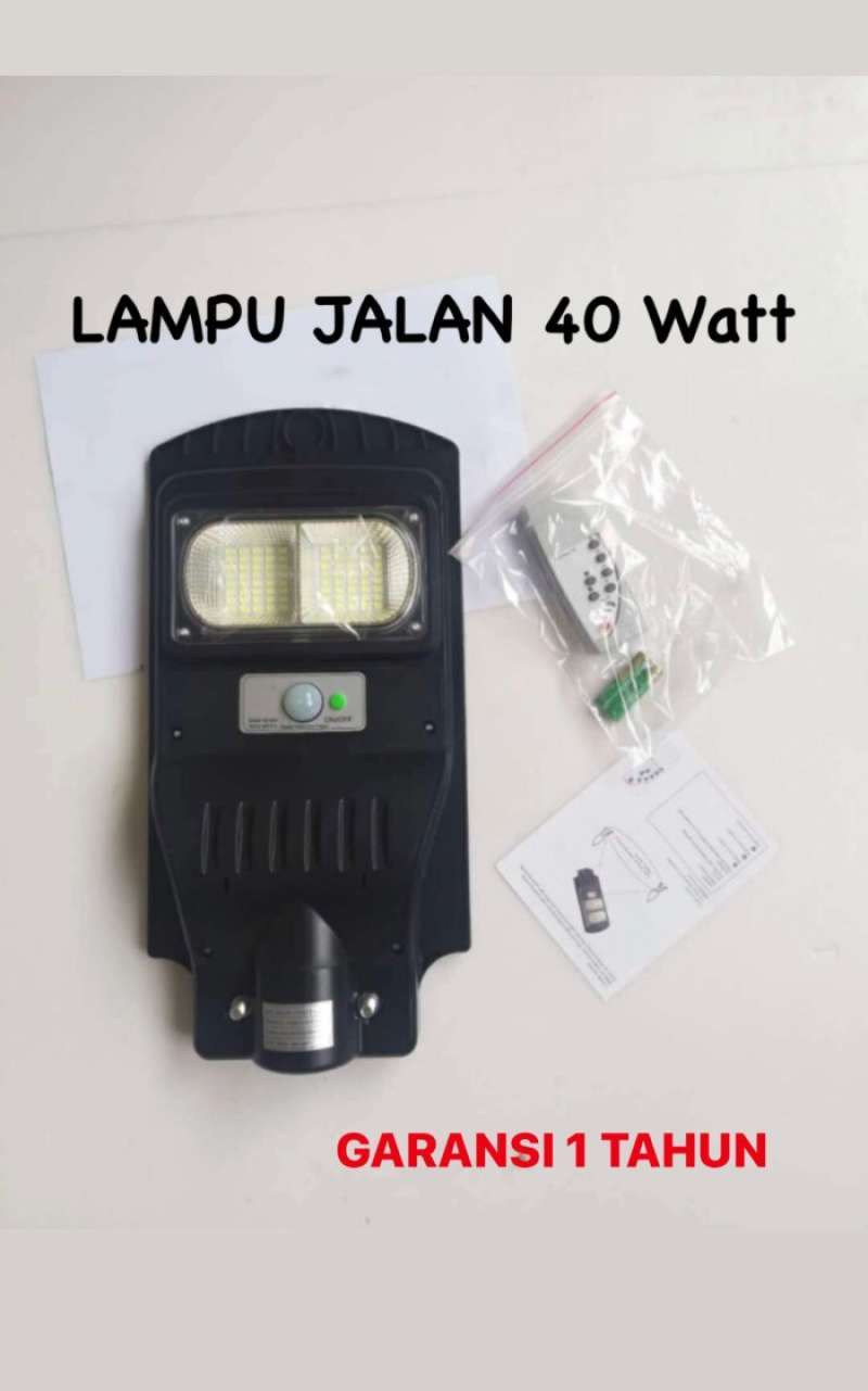 Promo Lampu jalan 40Watt PJU solar cell pju 40watt 40W lampu jalan led 40w Diskon 23% di Seller ...