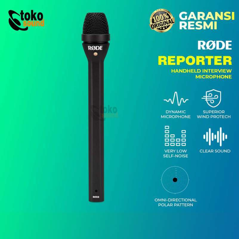 Jual Rode Reporter Handheld Interview Microphone Di Seller Tokosound ...