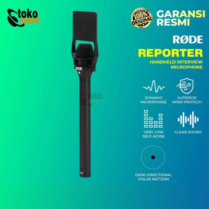 Jual Rode Reporter Handheld Interview Microphone Di Seller Tokosound ...