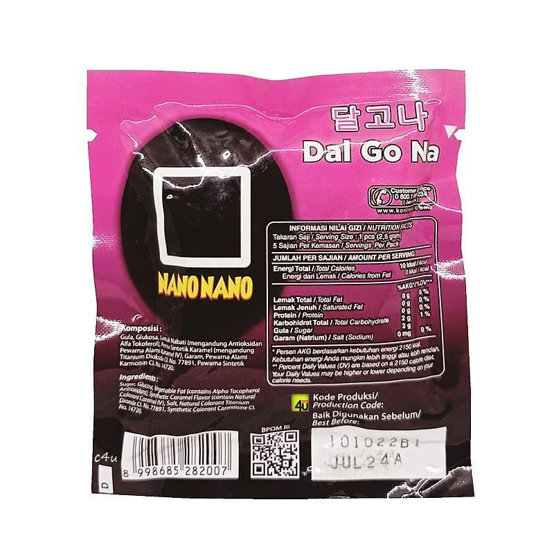 Promo Nano-Nano - DAL GO NA Caramel Candy - 1 SACHET - NANO Dalgona ...