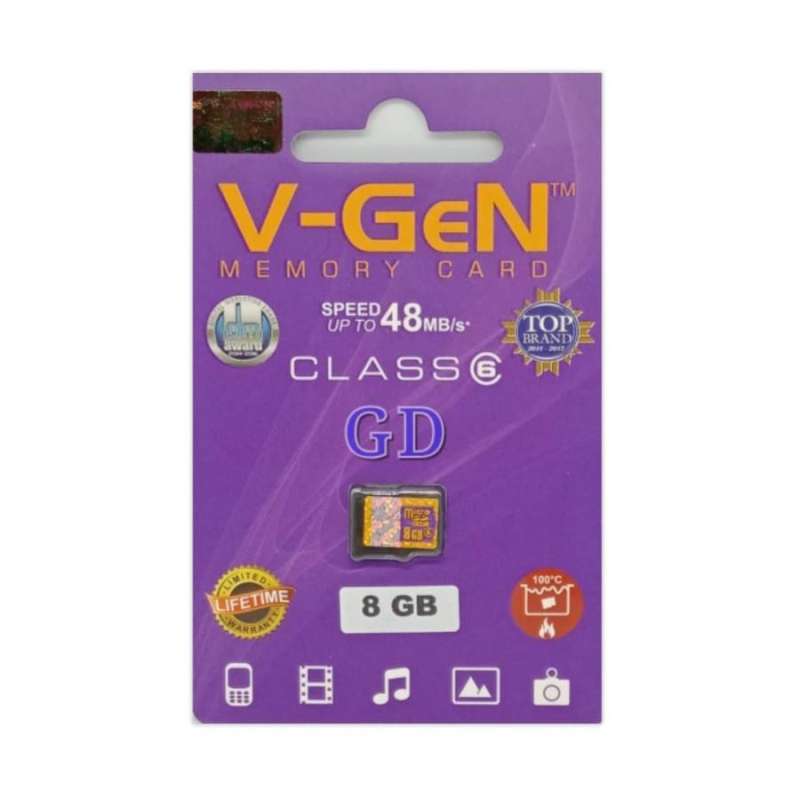Jual V-GeN 8GB Micro SD Class 6 di Seller Grosir Data Online ...