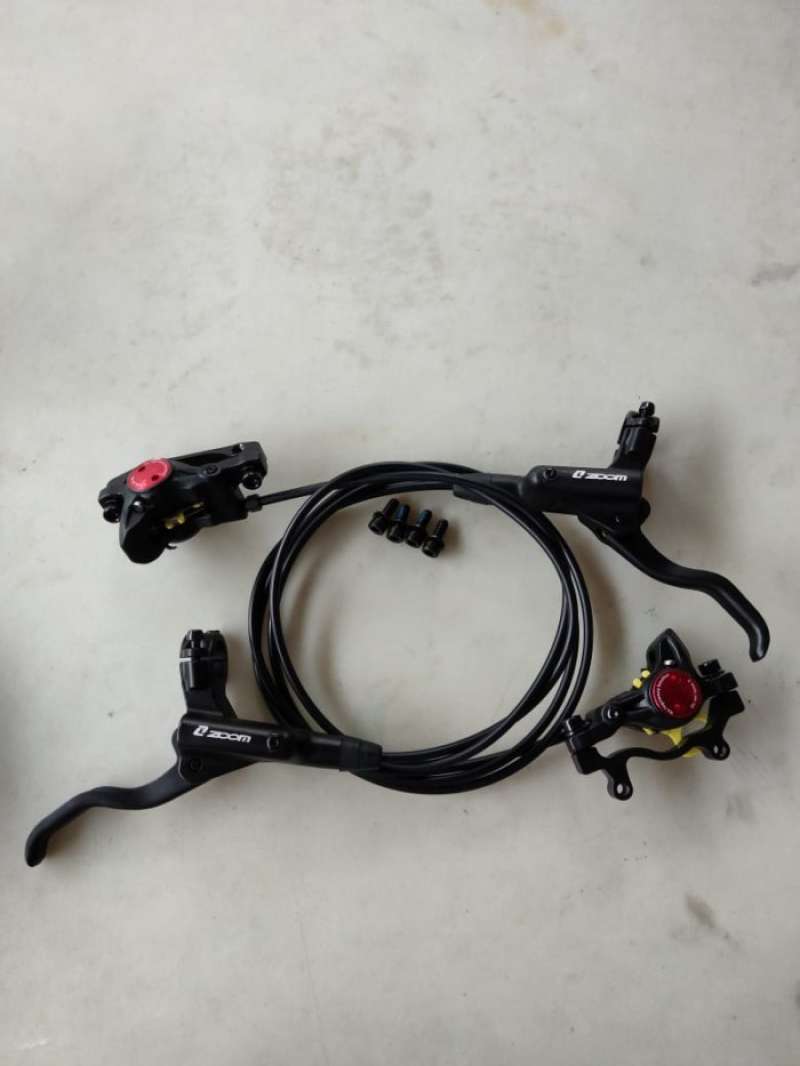 Promo Zoom Brake Set Hydraulic Disc Brake Set Sepeda Diskon 33% di ...