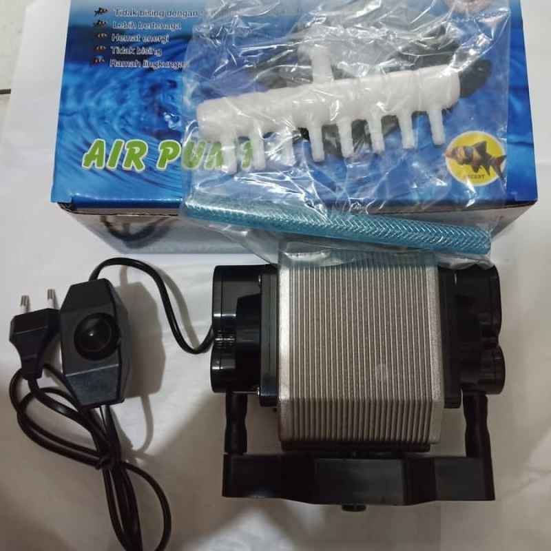 Jual POMPA UDARA KOLAM AQUARIUM RECENT RC AA 70 TEKANAN BESAR 8 OUTPUT ...