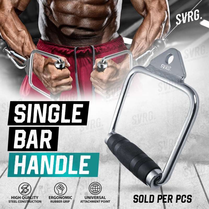 Jual SVRG. Single Solid Bar Handle - Grip Handles - Lat Pull Down Bars ...