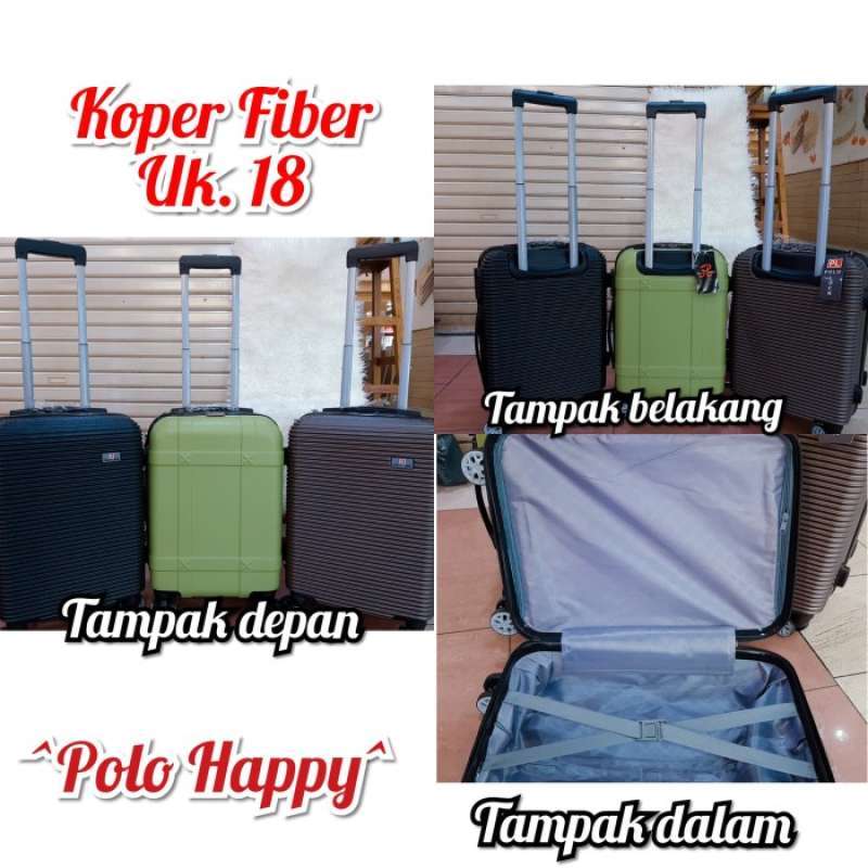 Jual Koper Dan Tas Travel Polo Koper Fiber Polo Happy Uk 18 Harga ...