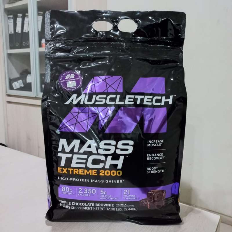 Jual Muscletech Masstech Extreme 2000 12 Lbs Mass Gainer Di Seller ...