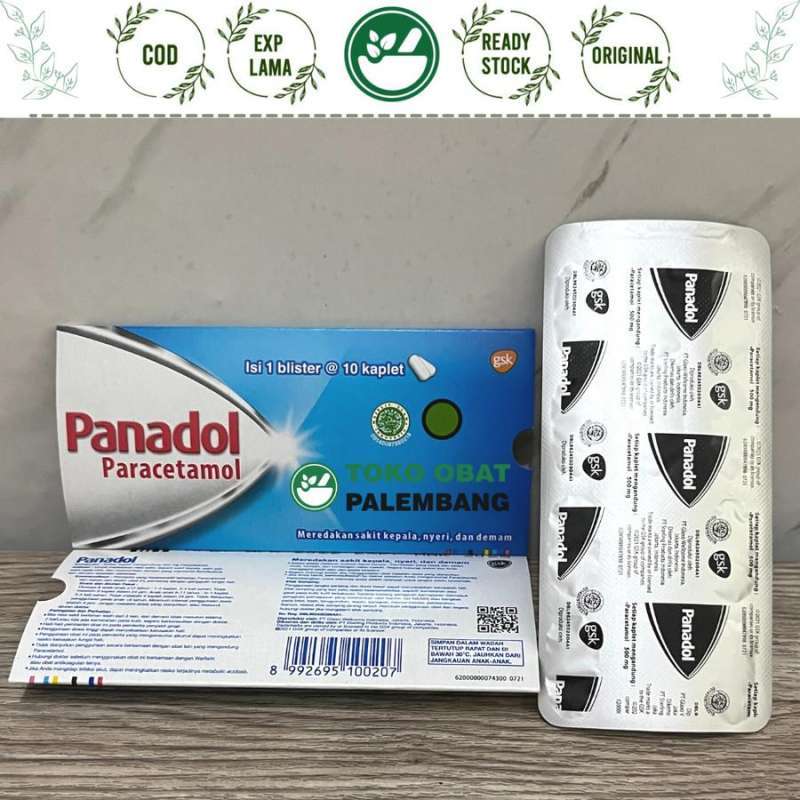 Jual PANADOL PARACETAMOL 10 KAPLET PANADOL BIRU SAKIT KEPALA DEMAM di ...