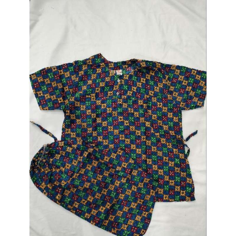 Jual (XXL) BAJU BATIK MODEL CELANA 3/4 PONGGOL ASLI BAGAN UKURAN XXL ...