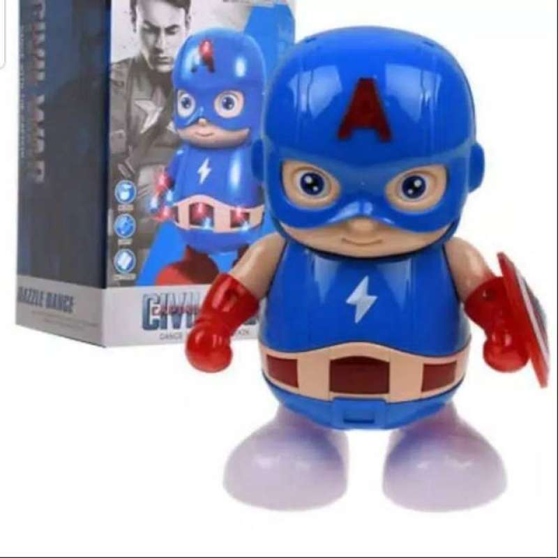 Jual avangers Dance hero robot goyang music Led Tony Stark captain ...