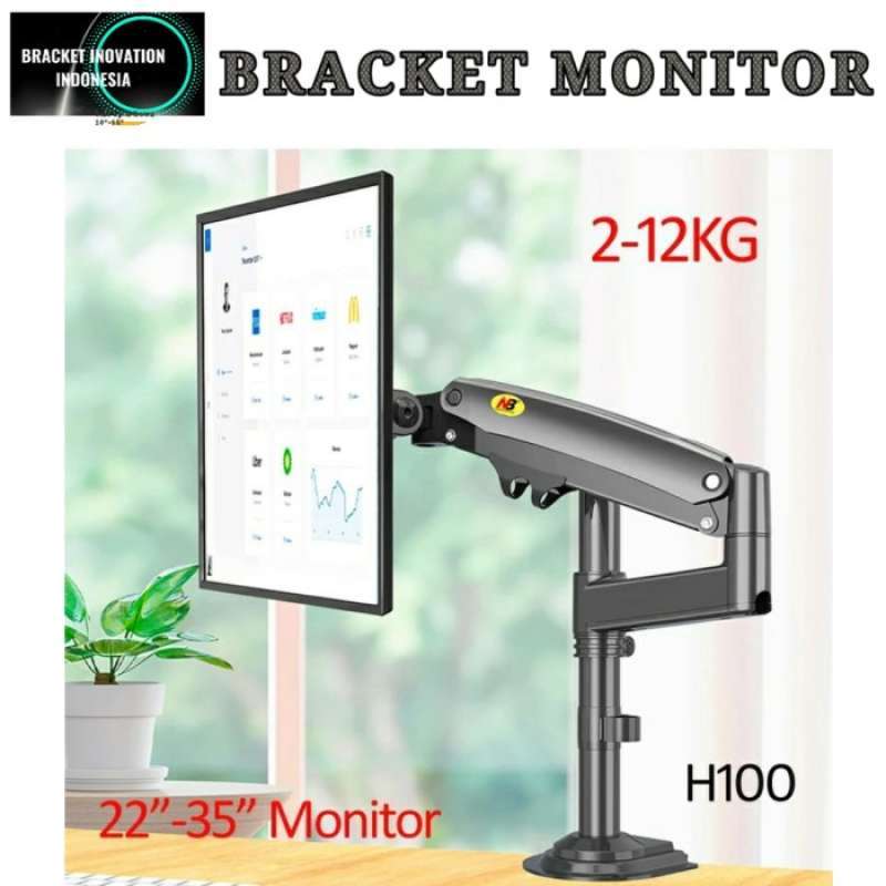 Jual Free Ongkir Stand Monitor Meja Bracket Monitor Meja 14-32 Full ...