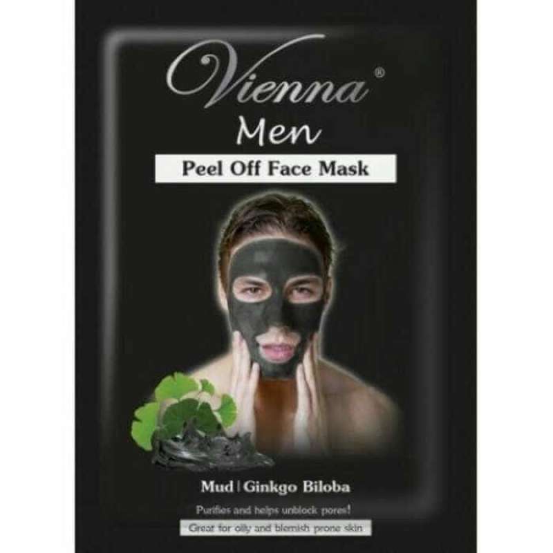 Jual 15 Ml Sachet Men Vienna Peel Off Mask Mattifying Mud / Masker Wajah Pria / Face Mask Man Di ...
