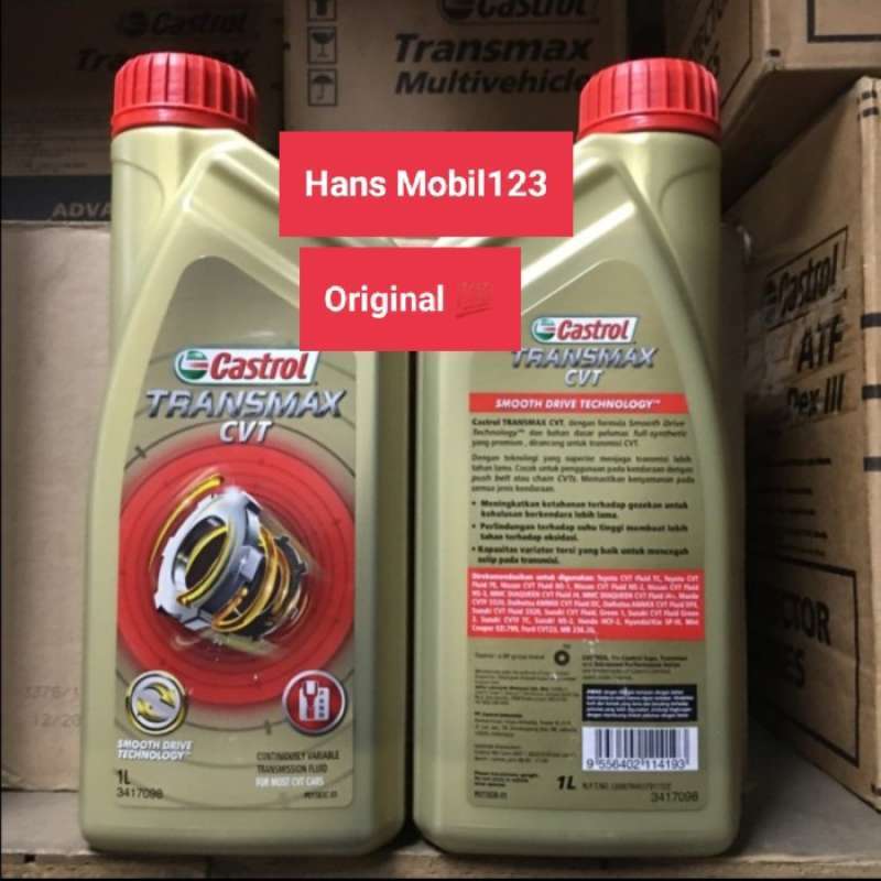 Jual Oli Transmax Cvt Castrol ( 1Liter ) Original ðŸ’¯ di Seller SUMBER ...