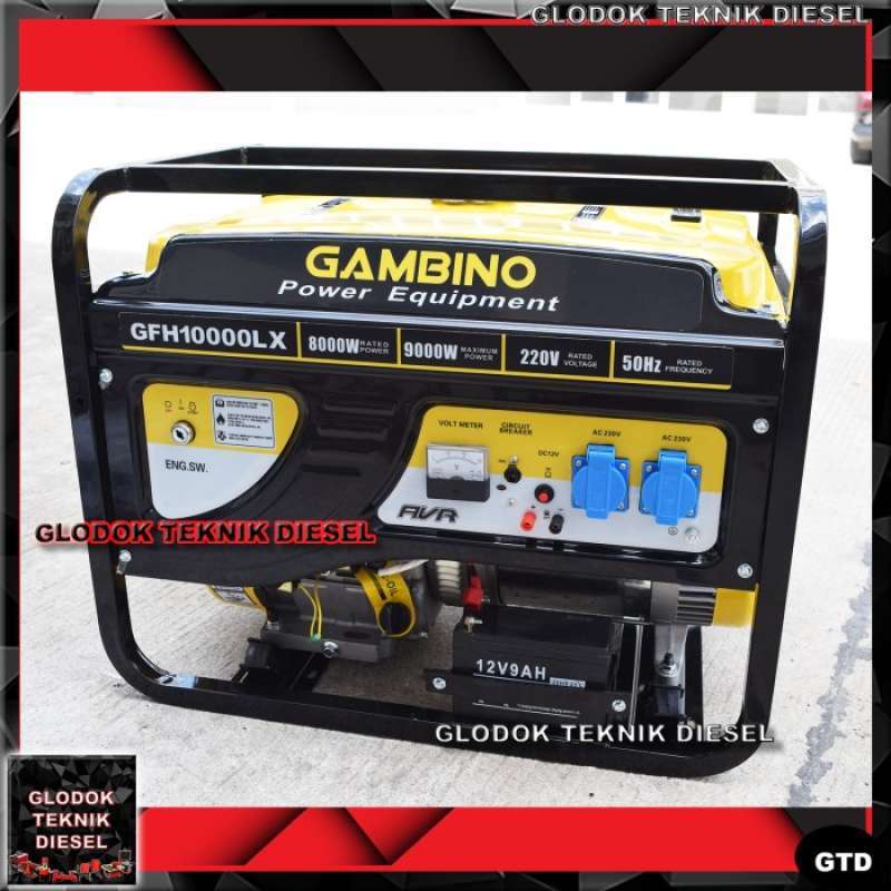 Jual Genset Bensin 8000 W Gasoline Generator Listrik 9000 Watt Original ...