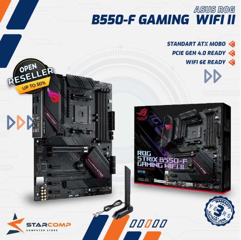 Jual ASUS ROG STRIX B550-F GAMING WIFI II | Motherboard AMD B 550 Ryzen ...