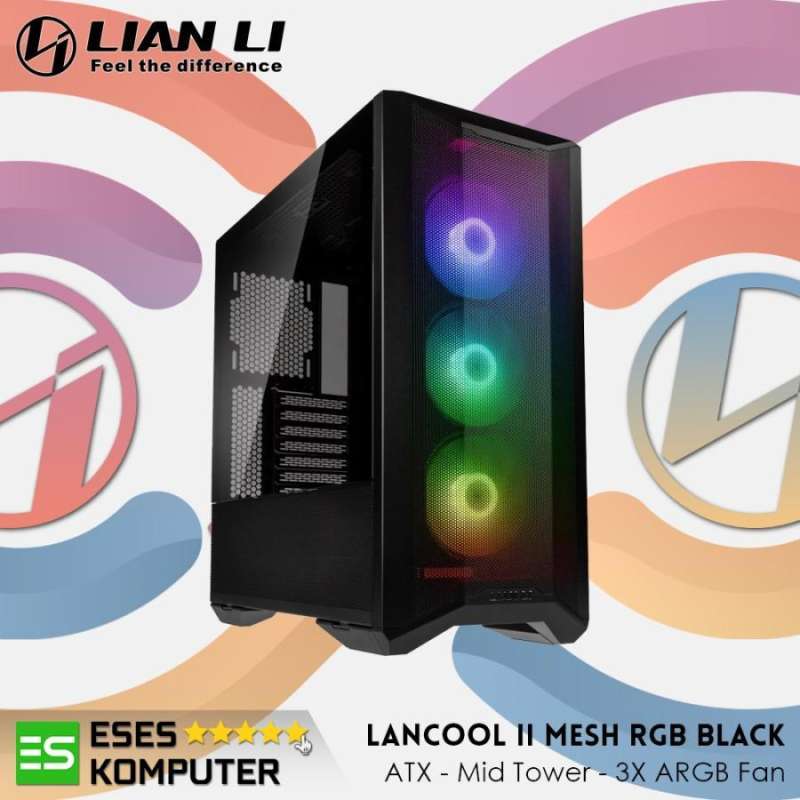 Jual Case LIAN LI LANCOOL II MESH RGB BLACK - ATX - Mid Tower di Seller ...