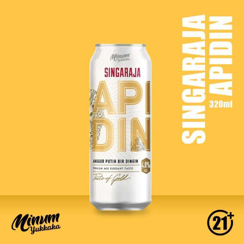 Jual Singaraja Apidin Kaleng 320ml di Seller Minum Yuk Kaka Tangerang ...