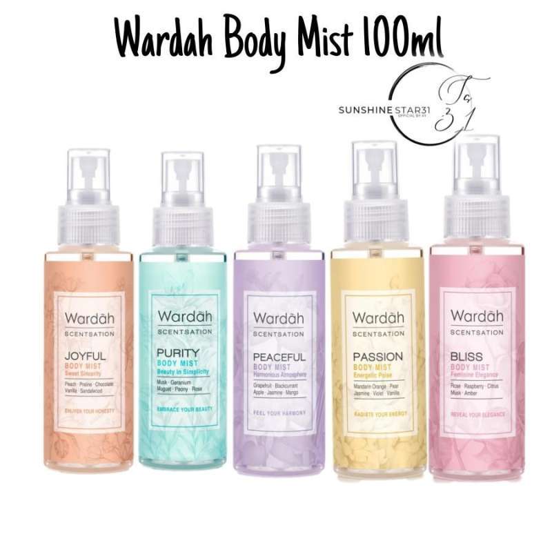 Jual Wardah Body Mist 100ml Di Seller Sunshinestar31 - Muja Muju, Kota ...