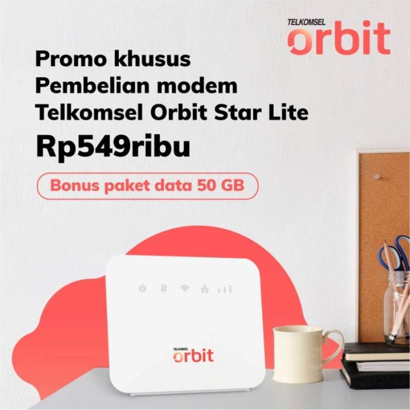 Promo Modem Wifi Home Router 4G Telkomsel Orbit Star Lite UNLOCK Free ...