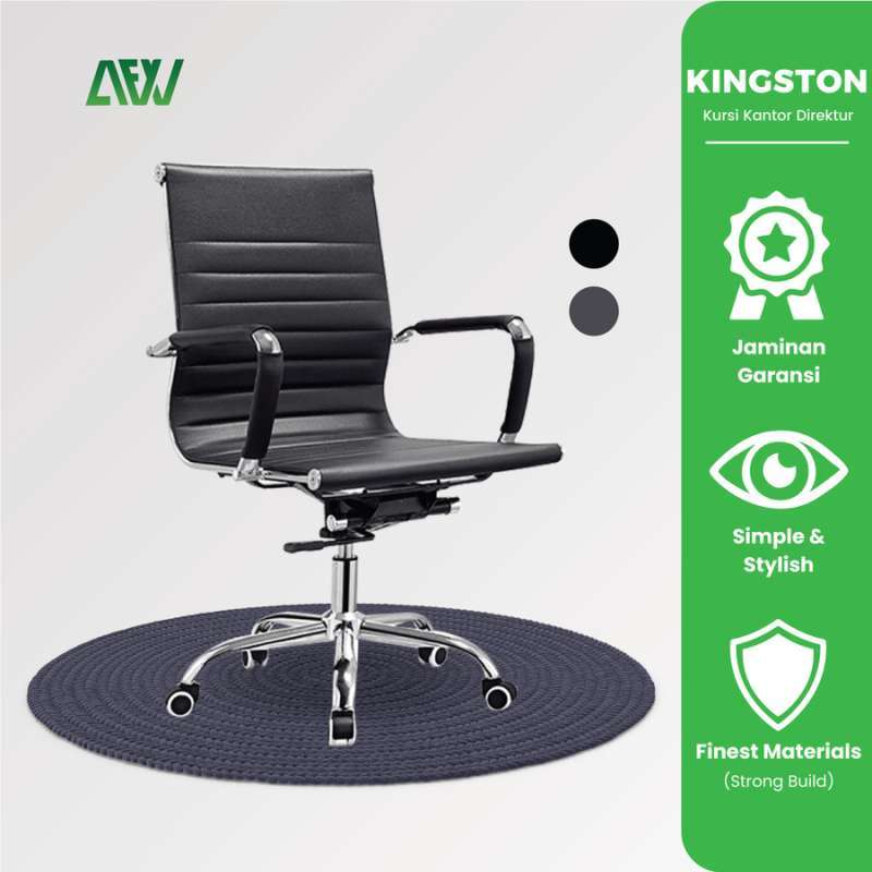 Jual KINGSTON Kursi Kerja Kantor Kulit Office Working Gaming Chair di ...