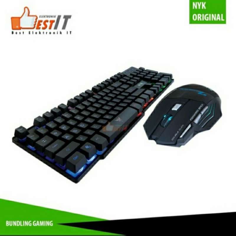 Promo Paket 2in1 Nyk Gaming Keyboard K02 Mouse G07 Diskon 1% Di Seller Cordeliaa Shop - Wanasari ...