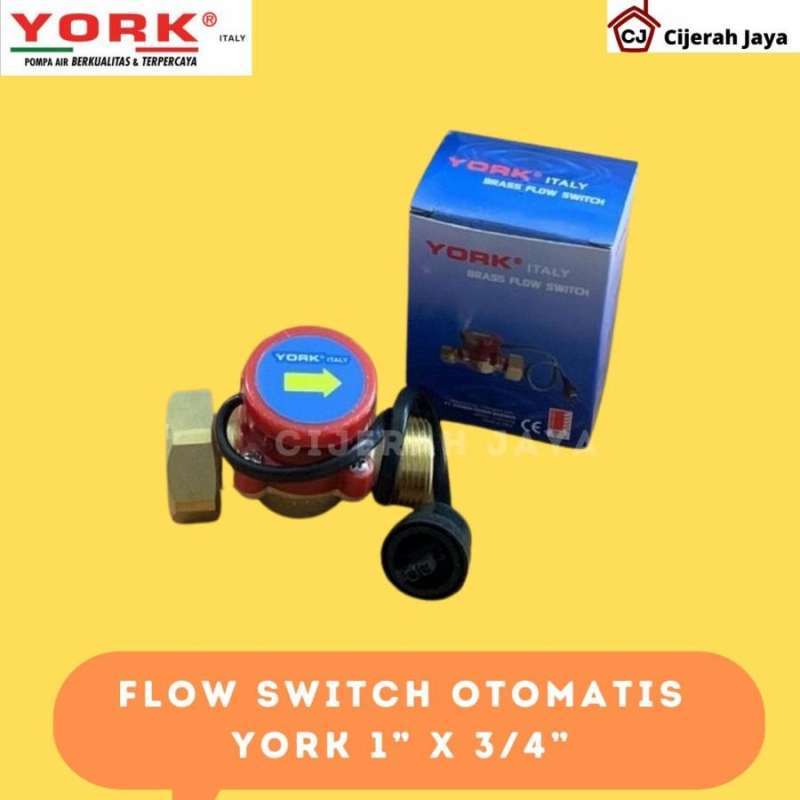 Jual FLOW SWITCH OTOMATIS POMPA PENDORONG BOOSTER YORK 1 X 3/4 di Seller Cijerah Jaya - Kota ...