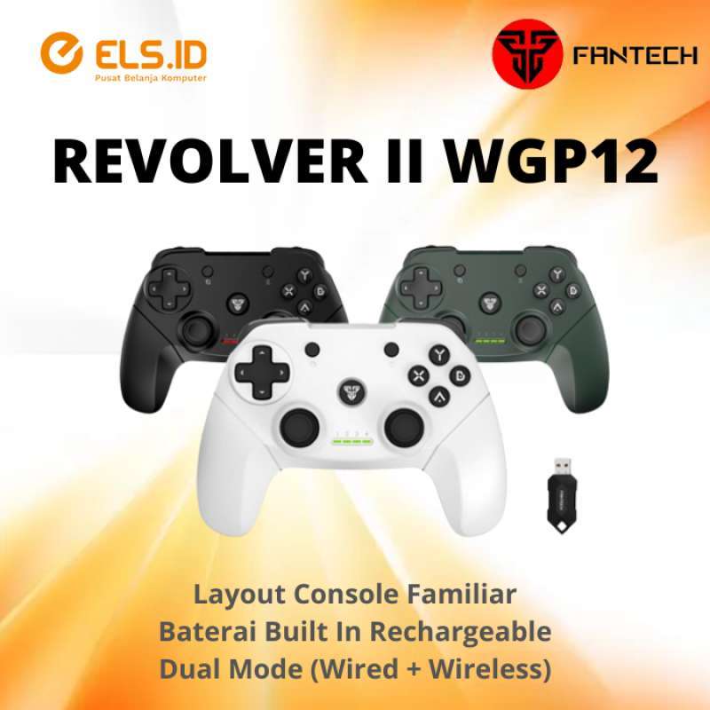 Promo Fantech Revolver II WGP12 Gamepad Gaming Wireless Diskon 8% di ...