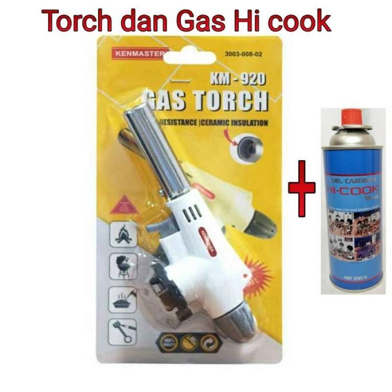 Jual Paket Torch Kenmaster Dan Gas Hi Cook di Seller Celestee Shop ...