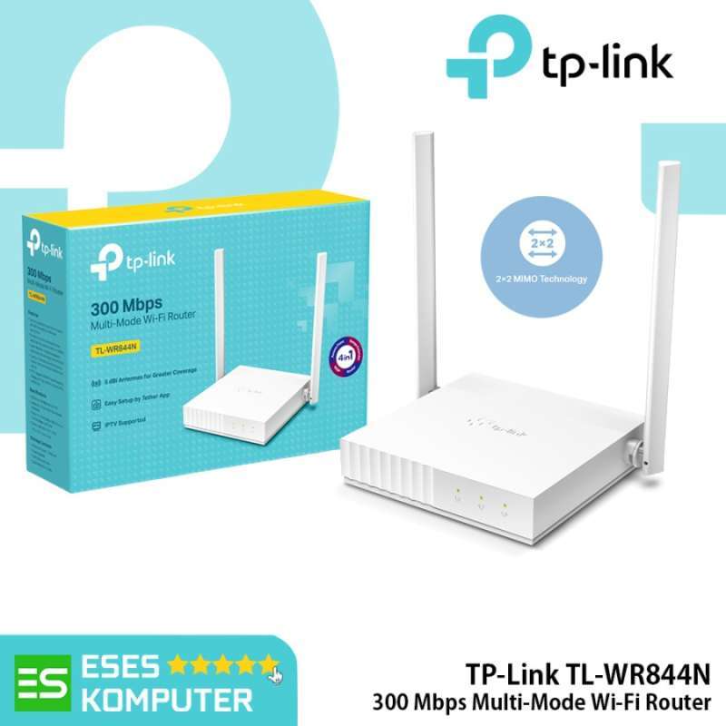 Jual Router TP-Link TL-WR844N 300MBps Multi-Mode WiFi Wireless 2×2 MIMO ...