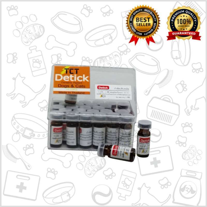Promo Detick Flea Tick Obat Kutu Tetes Kucing Anjing 2 Ml 20/40 Kg ...