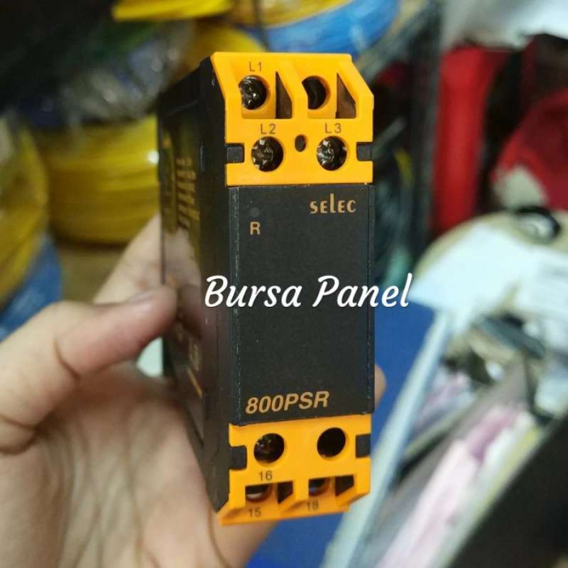 Promo Analog Phase Sequence Relay SELEC 800PSR Din Rail Mounting Diskon ...