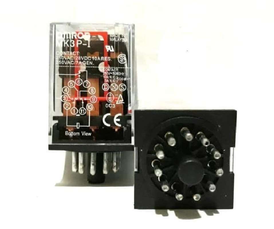 Jual OMRON RELAY MK3P 220VAC/24VDC/12VDC/110VAC/110VDC/12VAC/48VDC ...