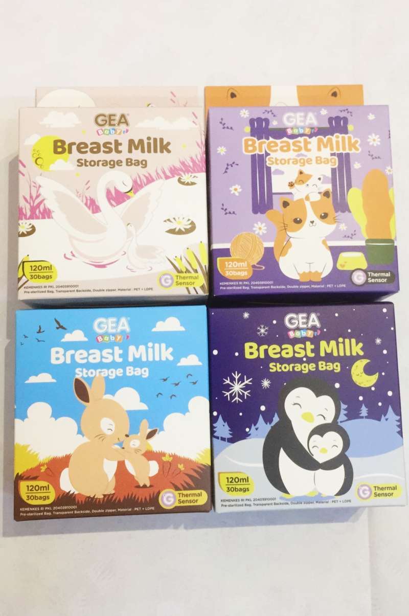 Jual Kantong Asi Gea Baby Plastik Asip Breastmilk Storage Bag 120ml ...