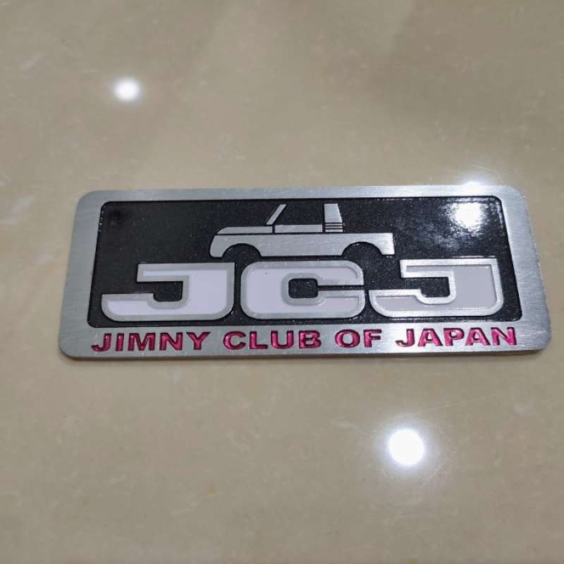 Jual Emblem Jcj Jdm Bahan Plat Emboss For Suzuki Jimny Di Seller Shanum ...