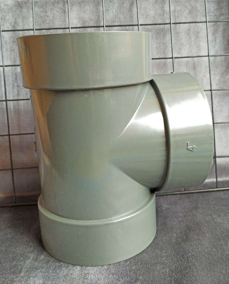 Jual Sambungan pipa paralon polos [ T ] pvc 4 inch di Seller De_Damrys ...