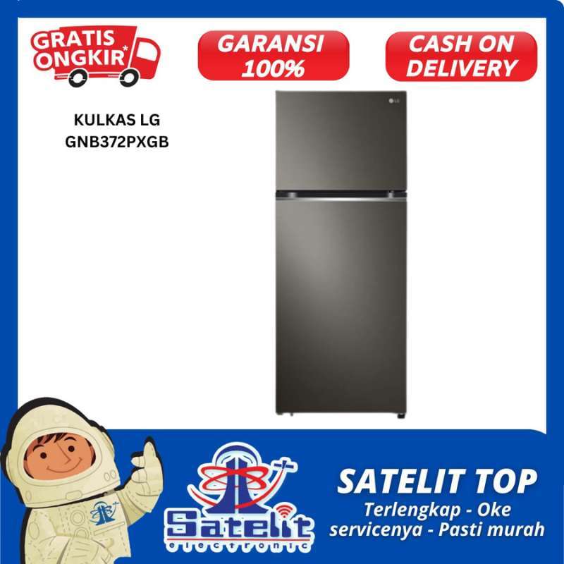 Jual Kulkas 2 Pintu Inverter 375 Liter Lg Gnb372pxgb Di Seller Satelit ...