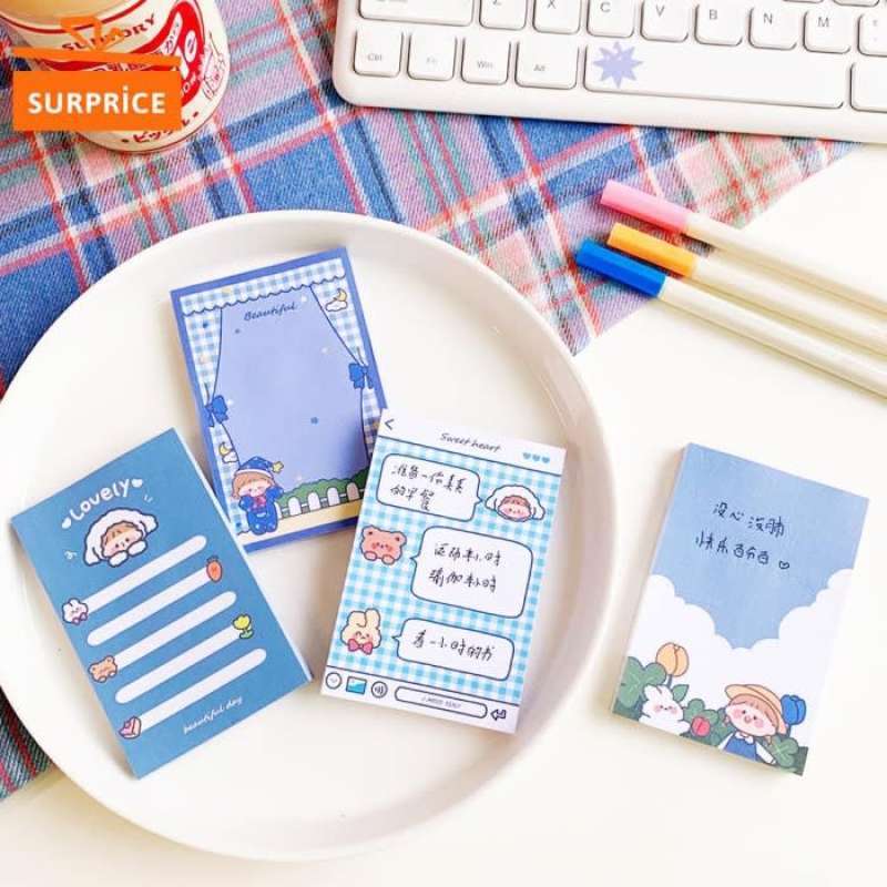 Jual Sticky Notes Karakter / Notes Tempel Catatan Memo 100 Lembar Murah ...