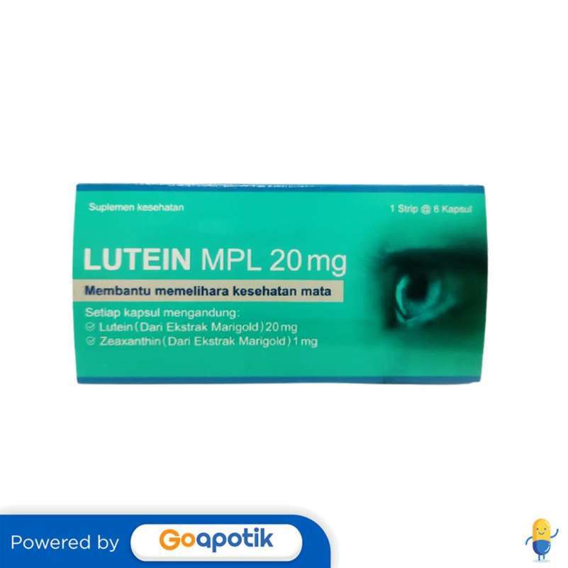 Jual LUTEIN MPL STRIP 6 KAPSUL di Seller Apotek Poris Farma - Cipondoh ...
