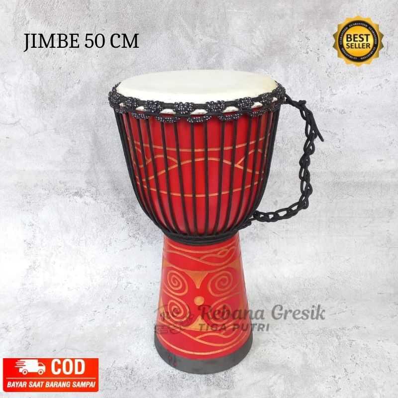 Jual Alat Musik Jimbe Besar /Gendang Ukuran 50 cm/ Alat Musik ...