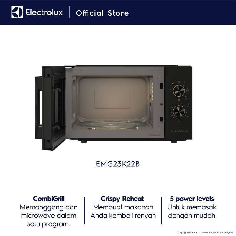 Jual Microwave Electrolux EMG23K22B / EMG 23K22 B / EMG 23K22B di ...