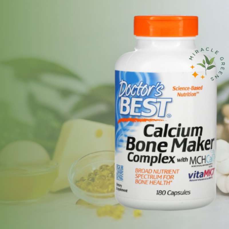Promo DOCTOR'S BEST CALCIUM BONE MAKER COMPLEX 180 CAPSULES ...