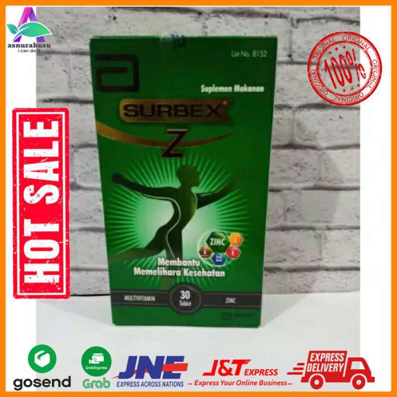 Jual Surbex Z Suplemen Memelihara Stamina 30 Tablet Daya Tahan Tubuh Di ...