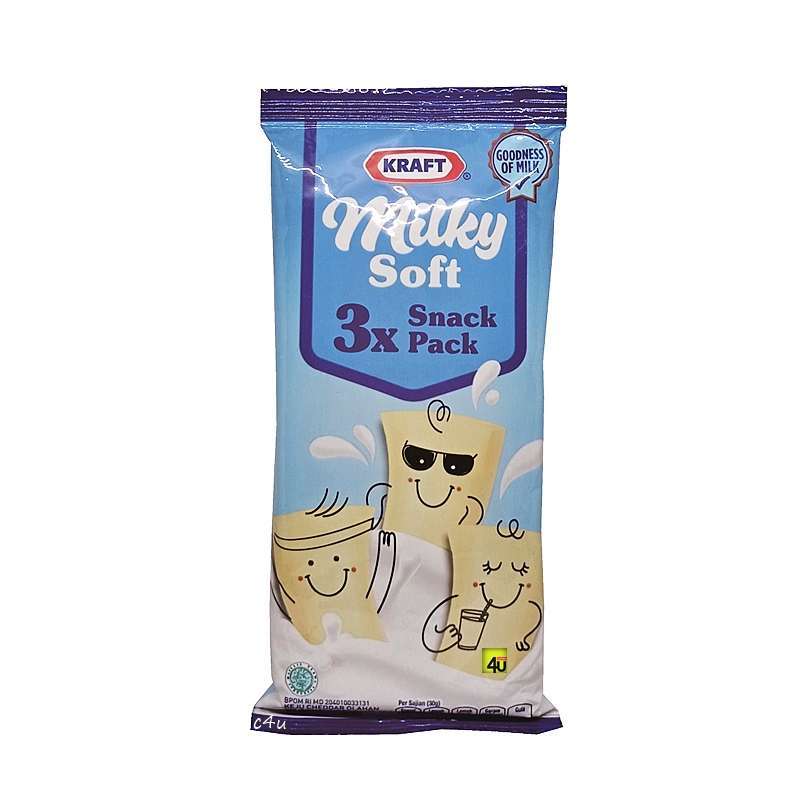Jual Kraft MILKY SOFT - Keju Cheddar Olahan - Pack 3x30 gr di Seller cemilan4u - Babakan Ciamis ...