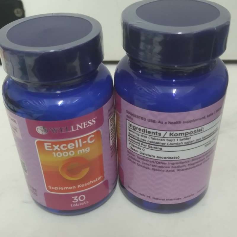 Jual Wellness Excell C 1000 Mg 30 Tablet Di Seller Nur Nur Toko - Tegal ...