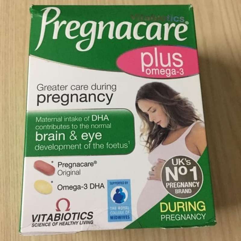 Jual Vitabiotics Pregnacare Plus Omega-3 Vitamin Ibu Hamil 100% Asli Uk ...