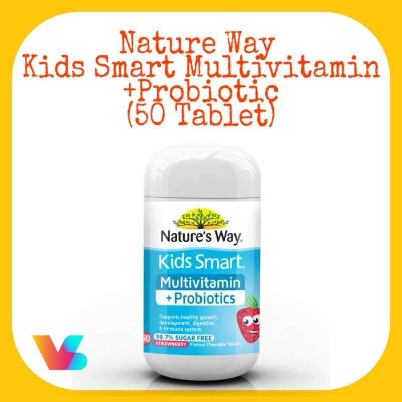 Promo NATURES WAY KIDS SMART MULTIVITAMIN + PROBIOTIC (50 TABLET ...