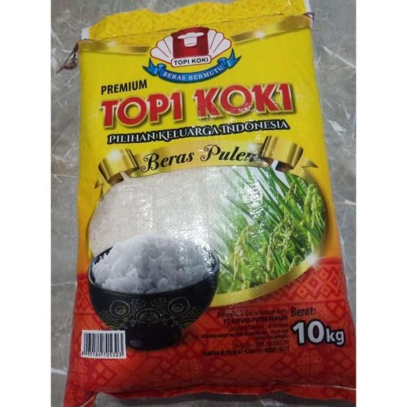 Jual Topi Koki Beras Super Premium 10 kg di Seller Delima Mart-MBG ...