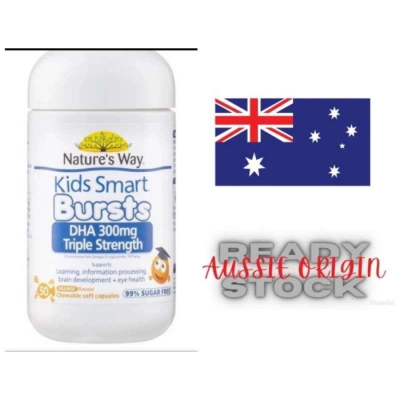 Jual Nature's Way Kids Smart Bursts Dha 300mg Triple Strength ...