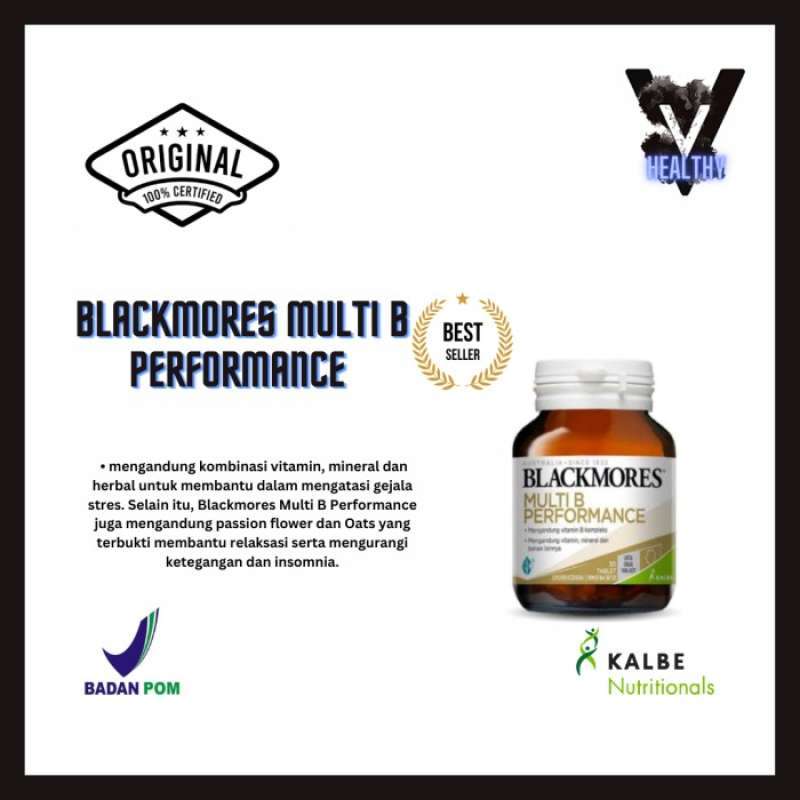 Promo BLACKMORES MULTI B PERFORMANCE / VITAMIN B COMPLEX Diskon 33% di Seller Nur Nur Toko ...
