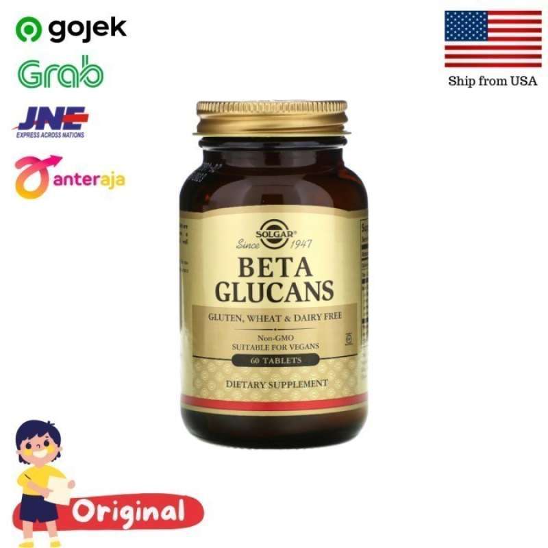 Jual SOLGAR BETA GLUCANS 60 TABLETS di Seller Nur Nur Toko - Tegal Parang, Kota Jakarta Selatan ...